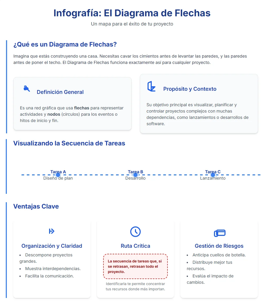 Diagrama de Flechas: Guía Completa para Proyectos Exitosos