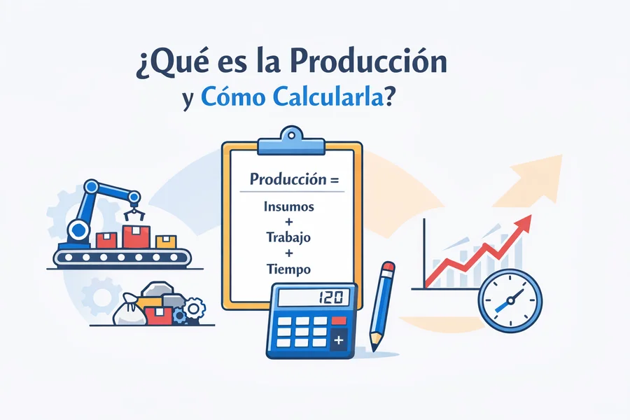Guía Producción: ¿Qué es y Cómo Calcularla? [Ejercicios Resueltos]